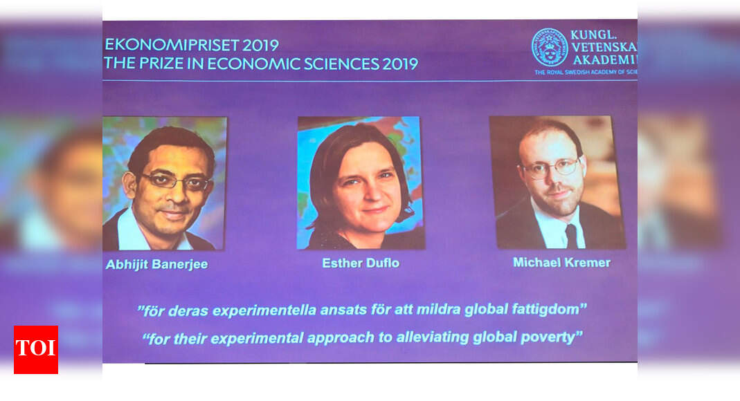 Economics Nobel Prize 2019: Abhijit Banerjee, Esther Duflo and Michael ...