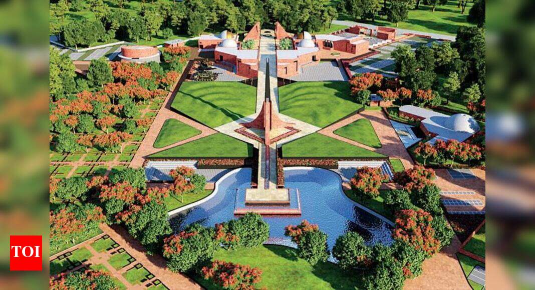 Shaheed Smarak on way to becoming iconic structure of Surat | Surat ...