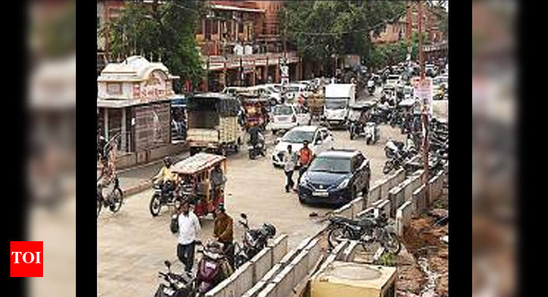 Jaipur: Traffic snarls, barricaded roads take away sheen from Walled ...