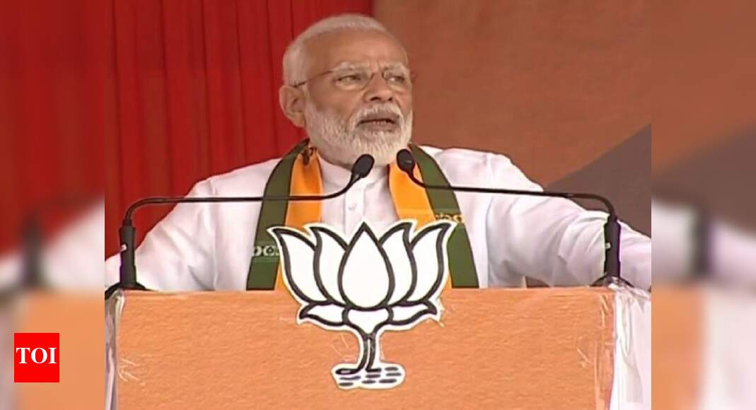 PM Modi says Congress destroyed nation with its wrong policies | India ...