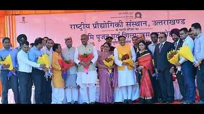 Foundation stone of NIT campus laid in Pauri’s Sumari village ...