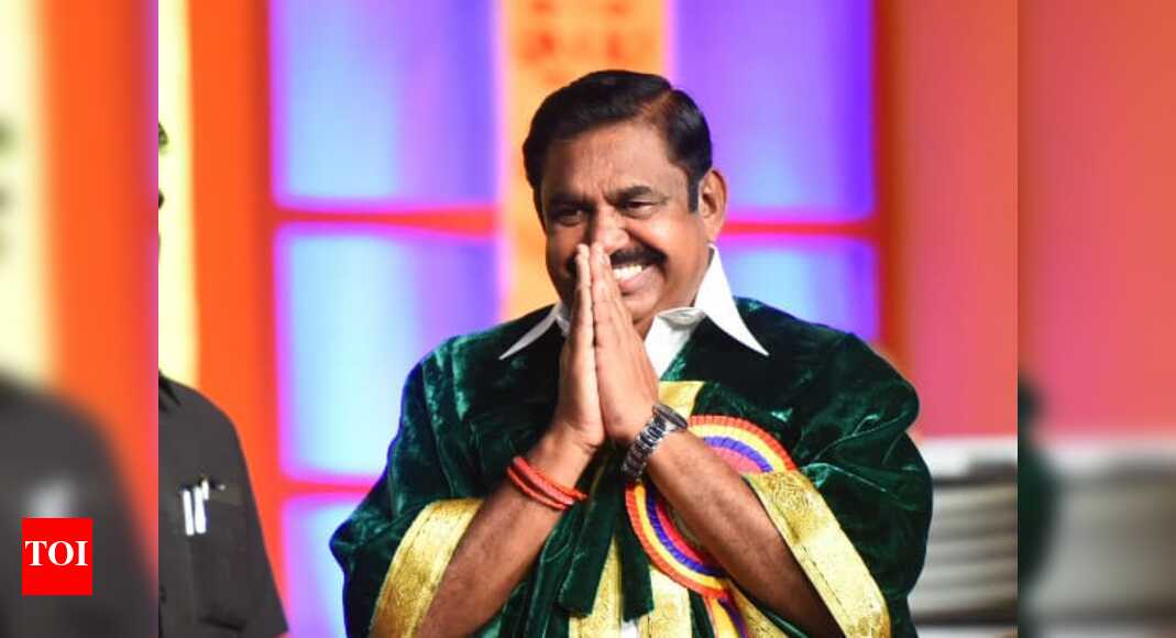 Tamil Nadu CM Edappadi Palaniswami receives honorary doctorate, says it ...