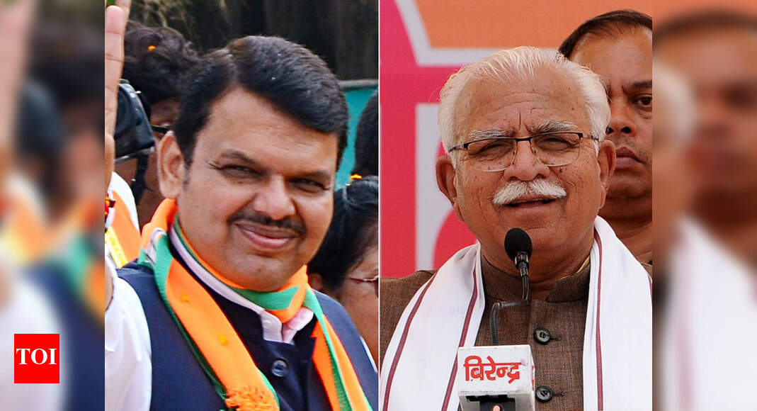 Exit Poll of Haryana, Maharashtra: Exit polls predict huge win for BJP; 213 seats in Maharashtra ...