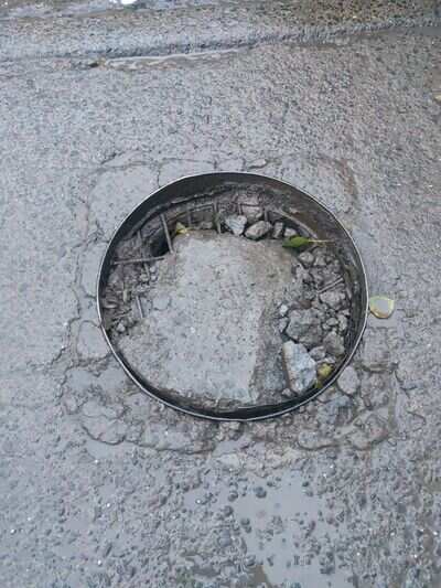 broken manhole - Times of India