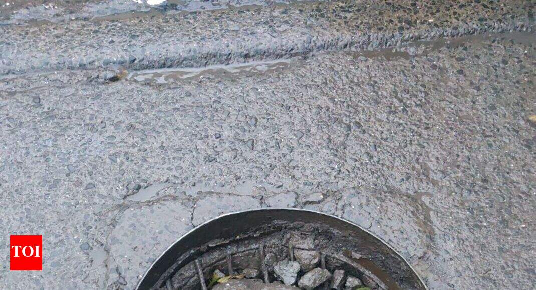 broken manhole - Times of India