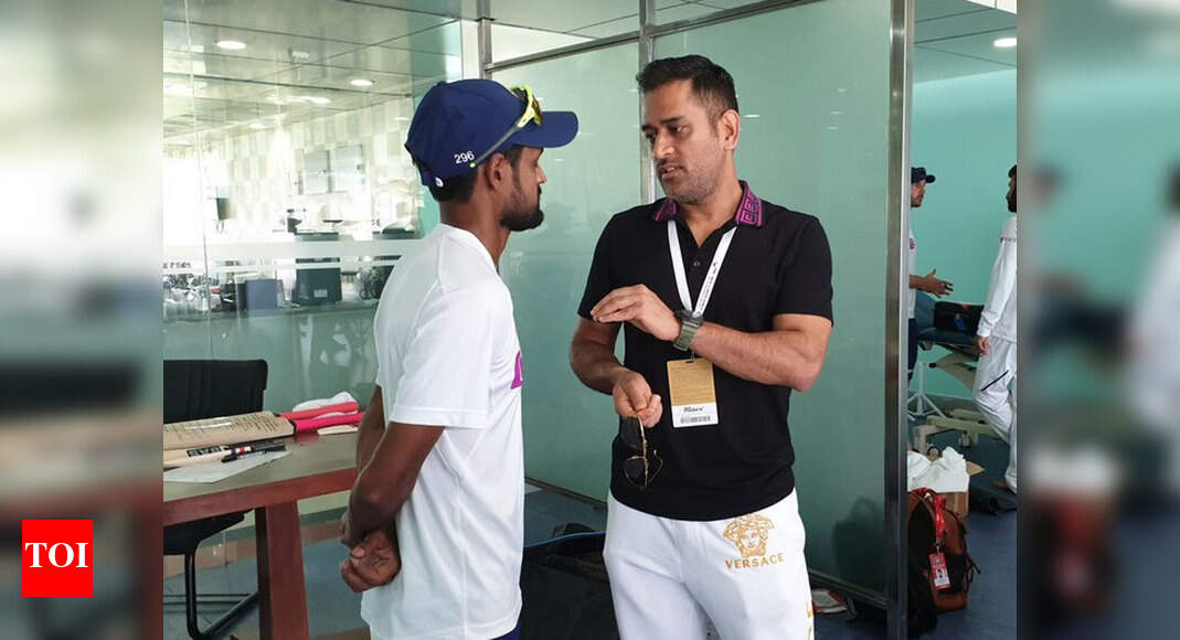 Watch: MS Dhoni spotted in India's dressing room in Ranchi, Virat tells ...