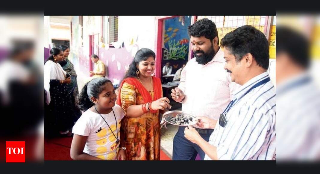 Kerala: Model booths greet voters in Vattiyoorkavu | Thiruvananthapuram ...