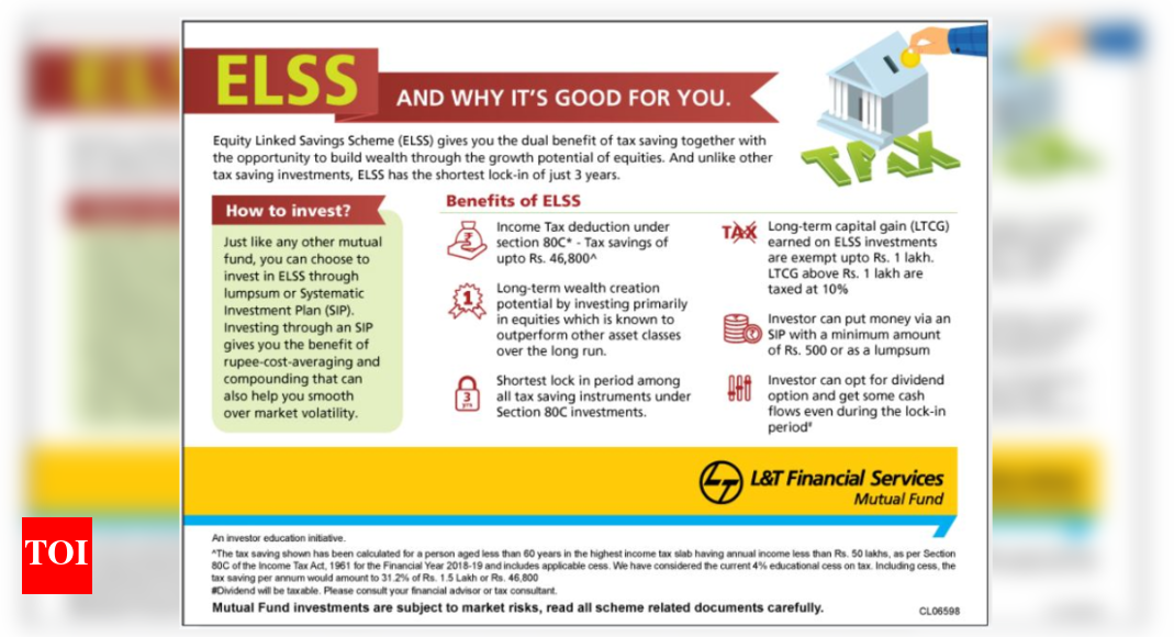 All about ELSS & its benefits - Times of India