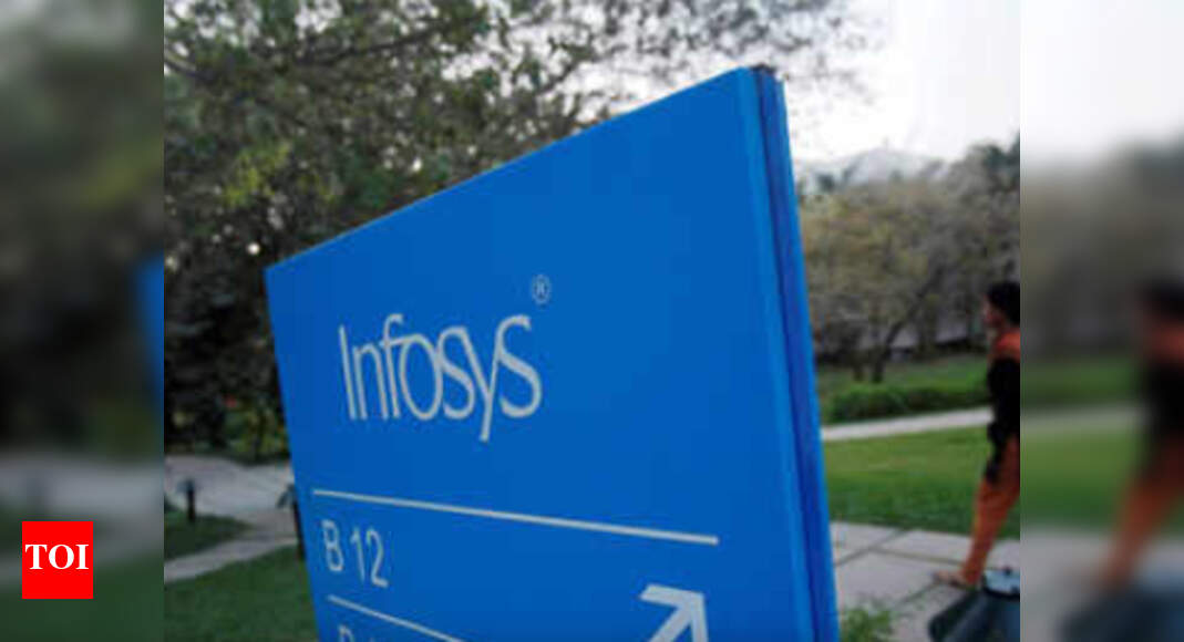 Infosys stock falls: Rs 53, 000 crore wiped out in a session - Times of ...