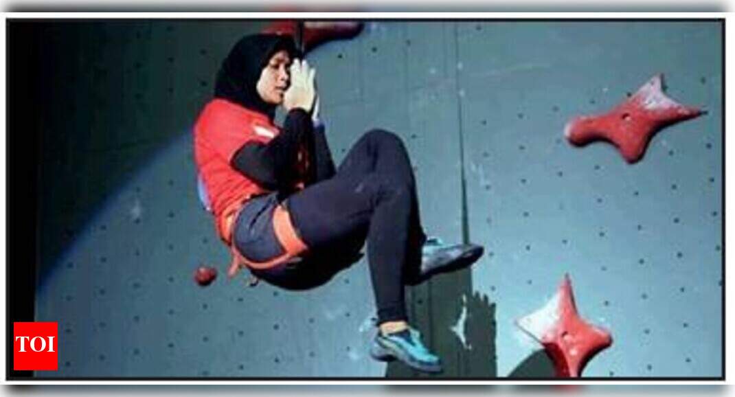 15m wall in under 7 seconds: ‘Spider woman’ breaks speed-climbing ...