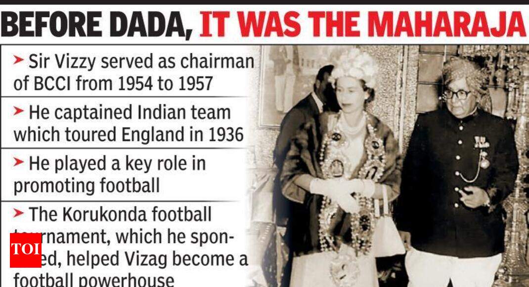 After Sir Vizzy, Ganguly 2nd Indian capt to be BCCI prez ...