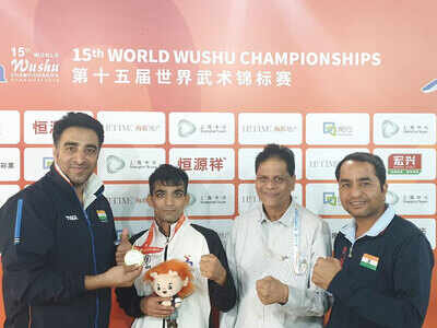 Praveen wins historic wushu gold for India | More sports News - Times ...