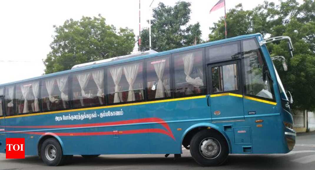 New AC buses from Trichy to Coimbatore, Palani launched | Trichy News ...