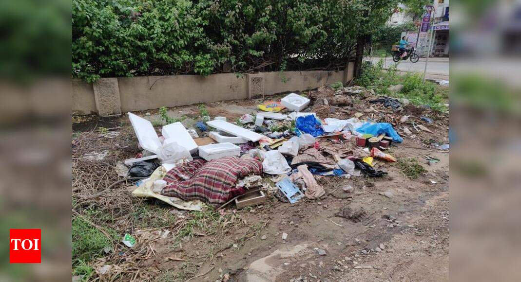 Garbage vulnerable points on the rise in Sainikpuri | Hyderabad News ...