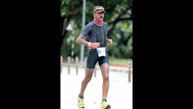 47-year-old Army official does city proud with Ironman feat | Prayagraj ...