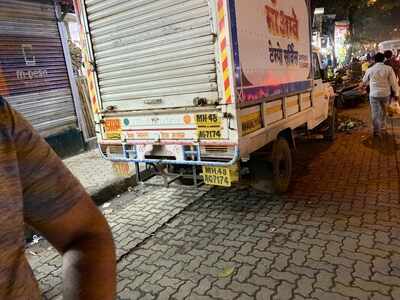 encroachment and road parking - Times of India