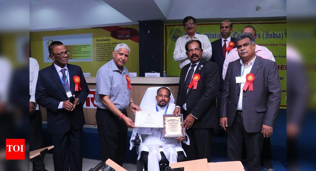 CSIO Scientist wins IEI Young Engineers Award 2019 - Times of India