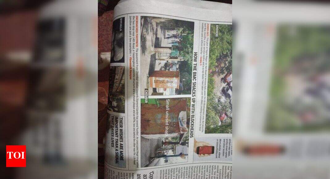 how the BMC shacks up with blockheads - Times of India