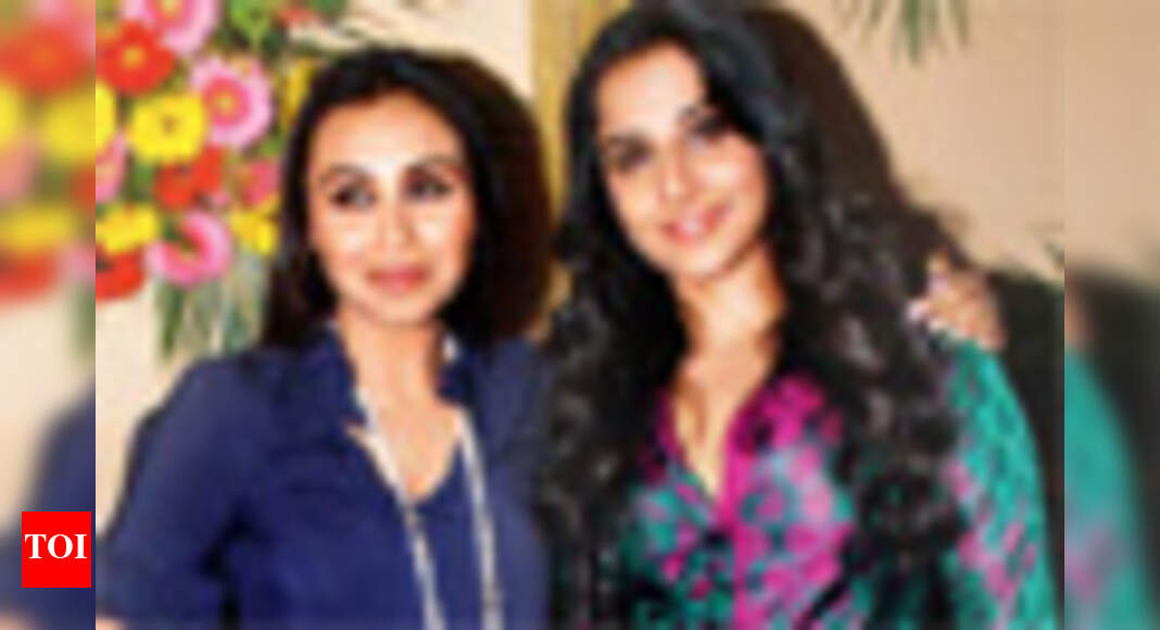Vidya, Rani are bonding! | Events Movie News - Times of India