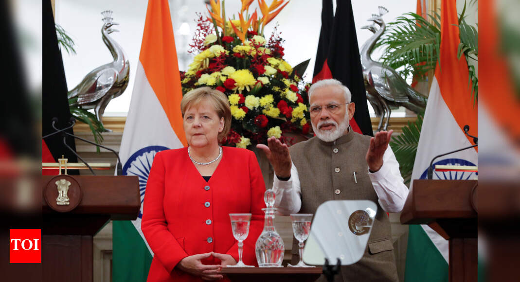 PM Narendra Modi, German Chancellor Angela Merkel hold bilateral ...