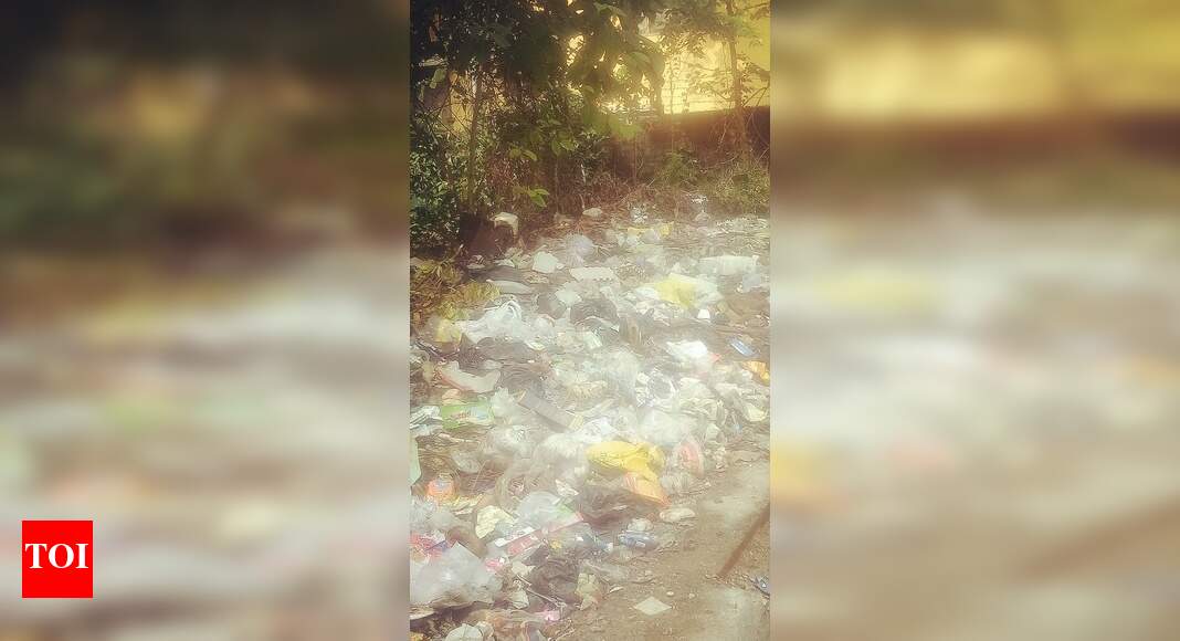 Three decade old garbage dump yard. - Times of India