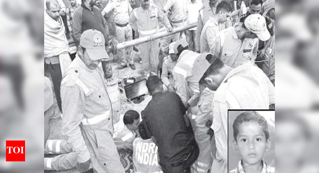 Five year old falls in borewell, body dug out after 17 hours | Gurgaon ...