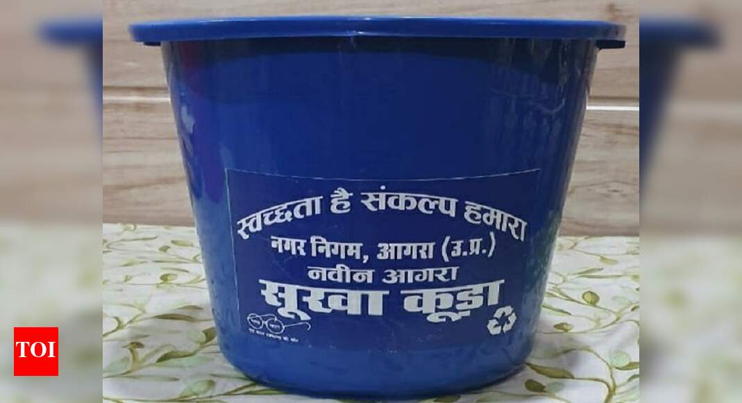 AMC to provide three dustbins to each household | Agra News - Times of ...