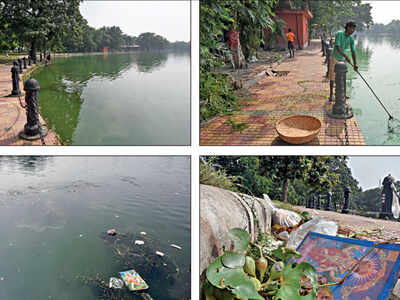 The day after, KMDA finds time for Subhash Sarobar | Kolkata News ...