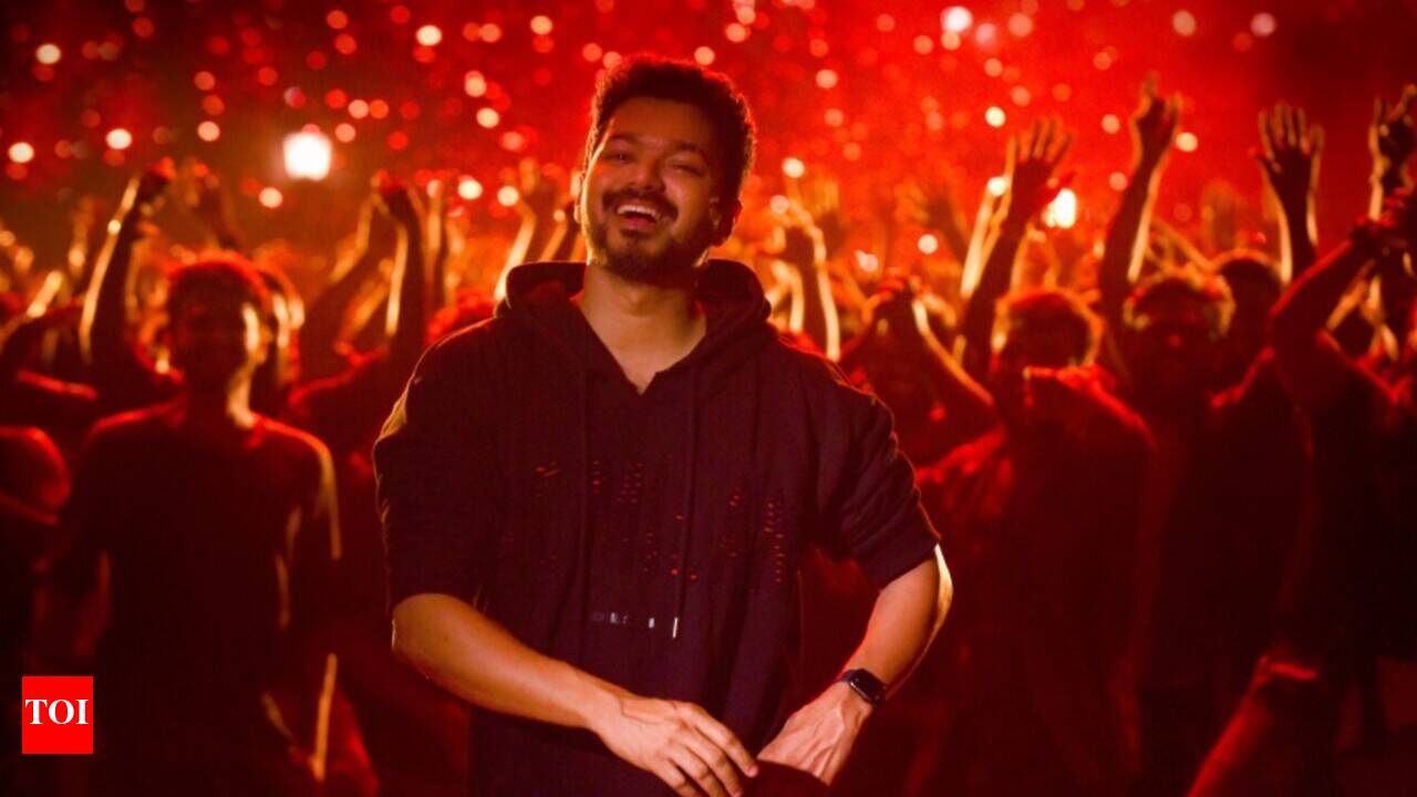 Bigil Vijay shakes a leg to the peppy dance number Verithanam Tamil Movie News Times of India
