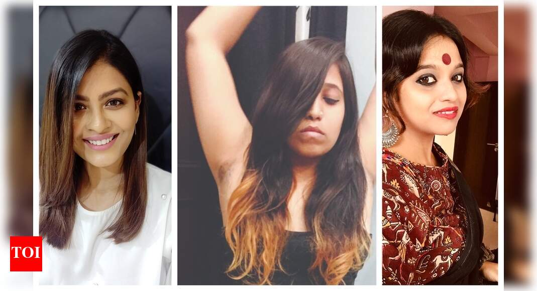 Januahairy to Movember: Women proudly flaunt their #Mo - Times of India