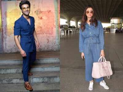 Pulkit Samrat and Daisy Shah twinning in similar outfits | Hindi Movie ...