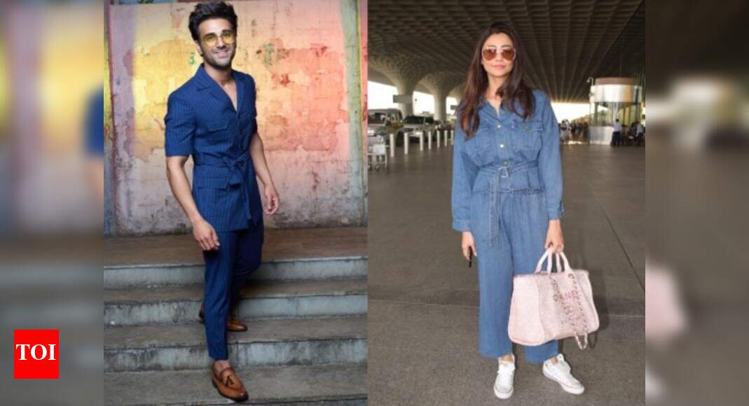 Pulkit Samrat and Daisy Shah twinning in similar outfits | Hindi Movie ...