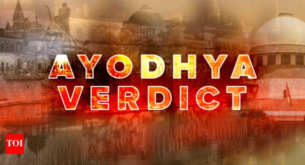 Ayodhya verdict: Ram Mandir verdict and Supreme Court judgement on ...