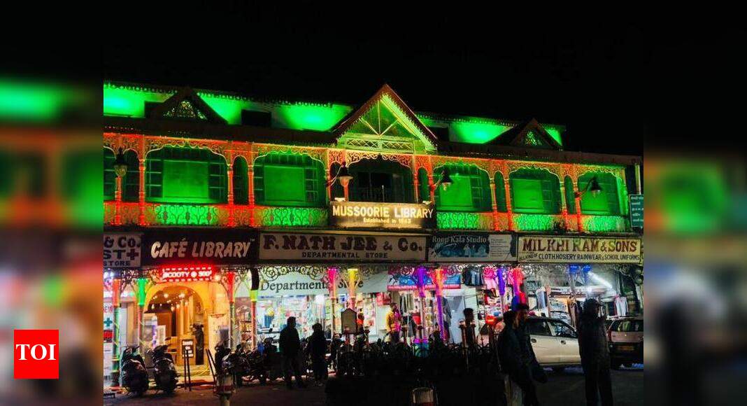 Iconic Mussoorie library building to be lit up | Dehradun News - Times ...