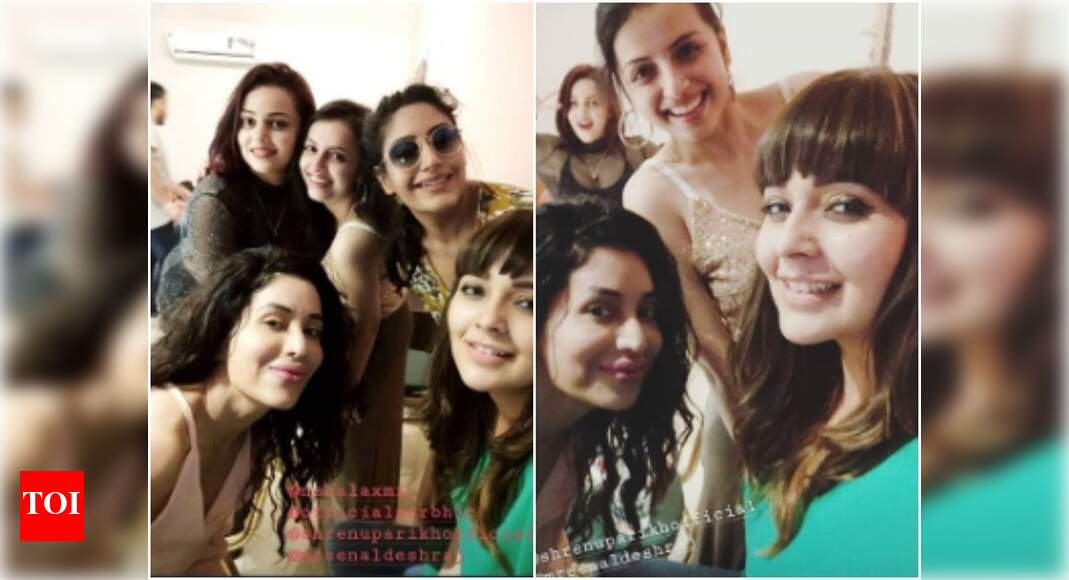 Ishqbaaz actresses Surbhi Chandna, Shrenu Parikh, Mansi Srivastava ...
