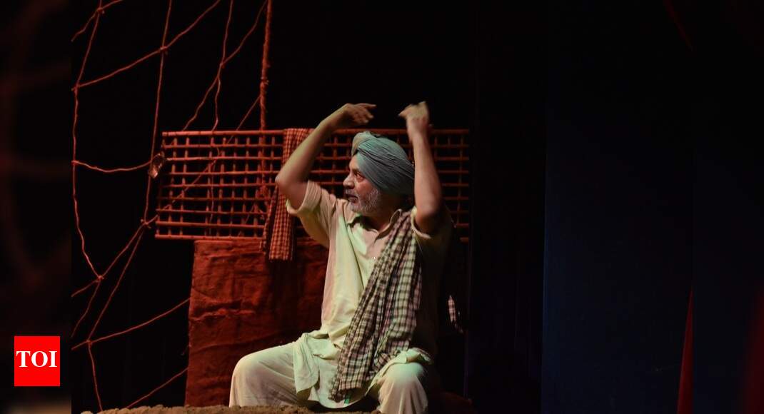 Dr Sahib Singh portrays farmers' plight on stage | Events Movie News ...