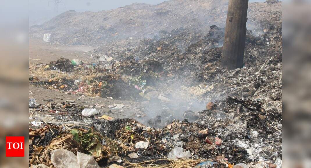 garbage burning - Times of India