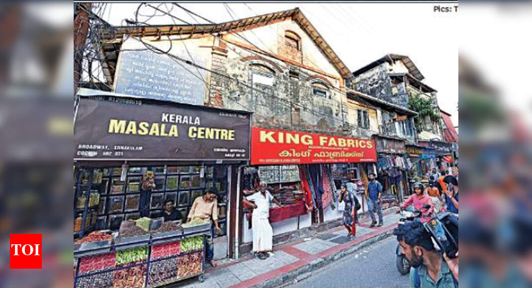 Kerala: Broadway begins long-due makeover | Kochi News - Times of India