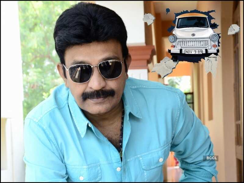 Telugu hero Rajasekhar escapes unhurt in a car accident at Hyderabad’s ...