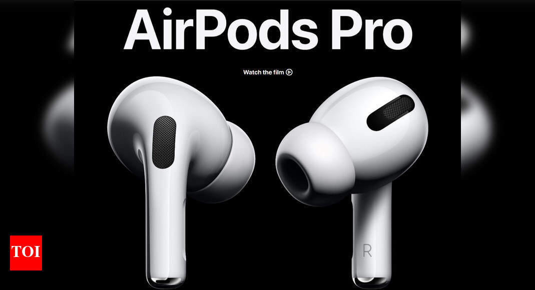 Apple’s AirPods Pro now available in India, priced at Rs 24,900 - Times ...