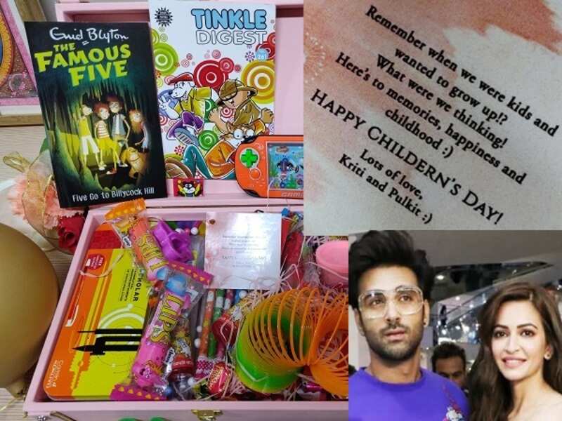 Photo: Pulkit Samrat-Kriti Kharbanda’s Children’s Day surprise! | Hindi ...