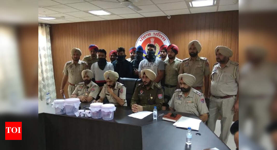 Punjab: Four members of gang arrested after shootout, 4 weapons ...