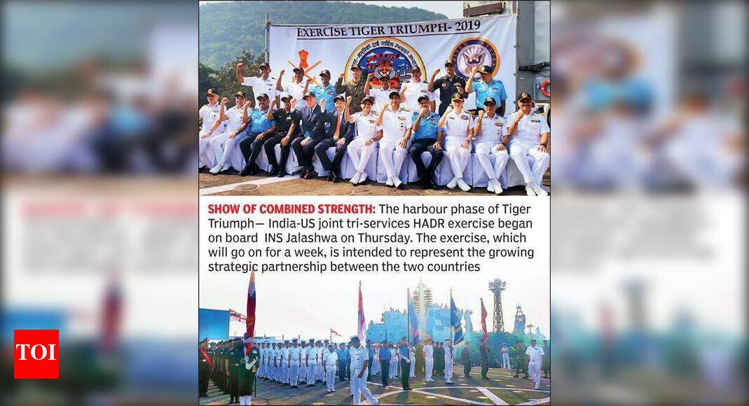 First India-US joint tri-services exercise ‘Tiger Triumph’ begins ...