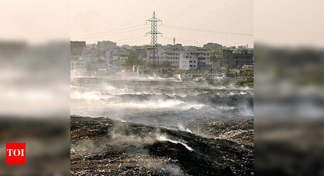 NMC dumped over 39 lakh MT garbage at Bhandewadi yard in 10 yrs ...