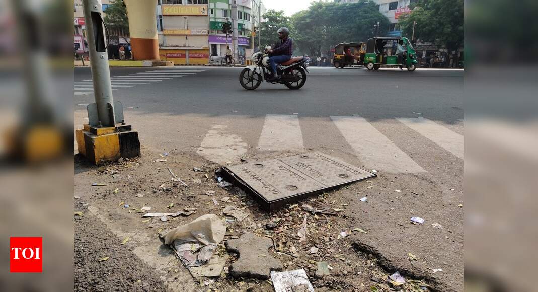 Shoddy work, Puncturing tyres! - Times of India