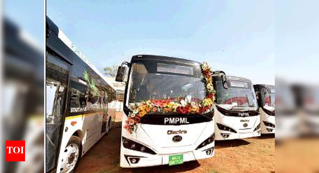 Pune: PMPML e-bus fleet swells, charging points remain few | Pune News ...