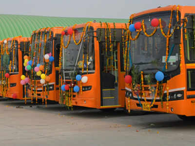 50 blue buses to hit Delhi roads next month | Delhi News - Times of India