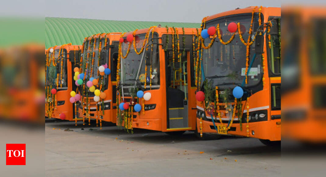 50 blue buses to hit Delhi roads next month | Delhi News - Times of India