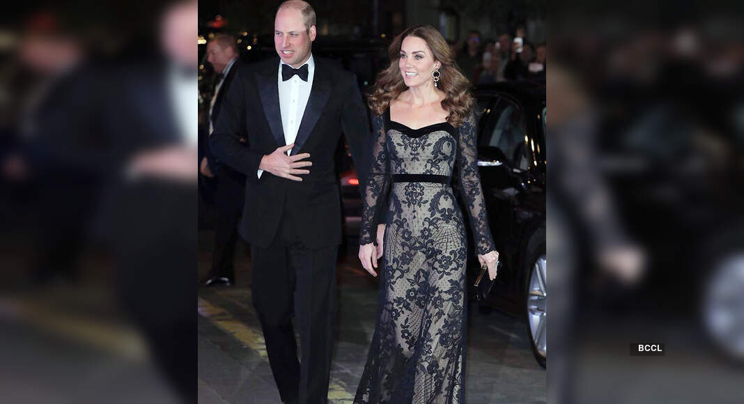 Kate Middleton Stuns In A Sheer Lace Gown At The Royal Variety