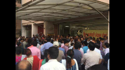 UPPCL employees boycott work for second day to protest PF-DHFL scam ...